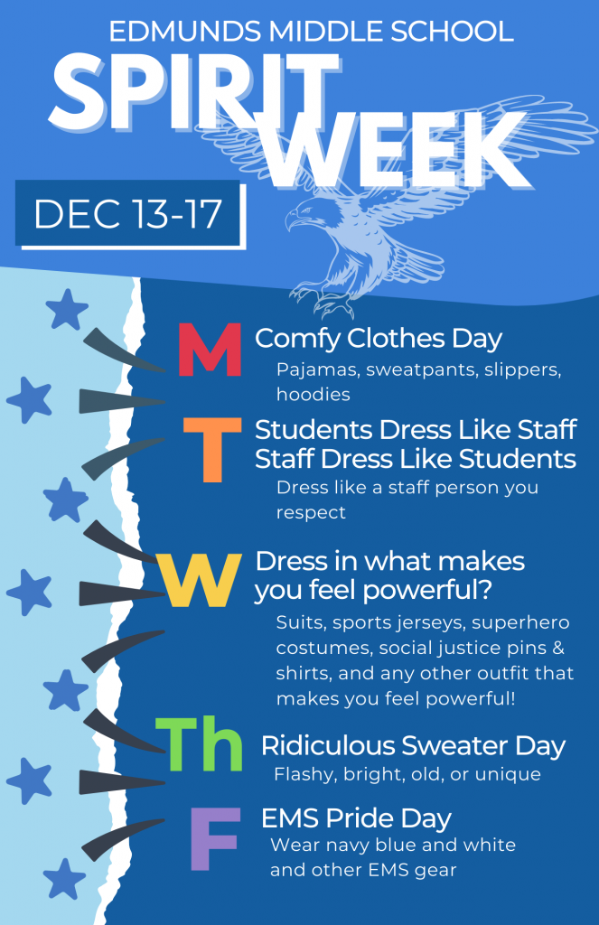 Edmunds Middle School Spirit Week